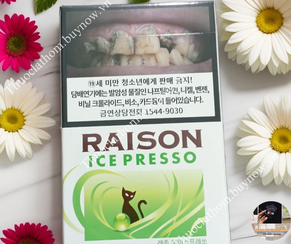 Thuốc Lá Thơm - Xì Gà Saigon . Thuốc lá Raison Ice Presso