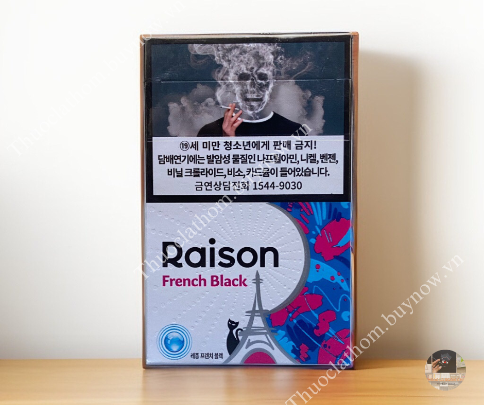 Thuốc Lá Thơm - Xì Gà Saigon . Thuốc Lá Raison French Black