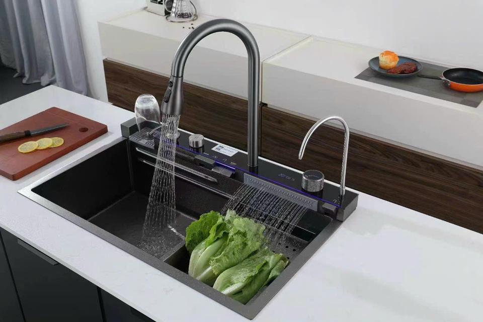 Công Ty Cổ Phần Xinh Home . Combo rửa bát 5 phím đáy inox tổ ong chống ...