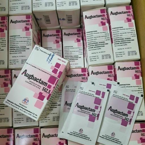 Thuốc sỉ hapulico hà nội . Augbactam 562,5mg hộp 12 gói