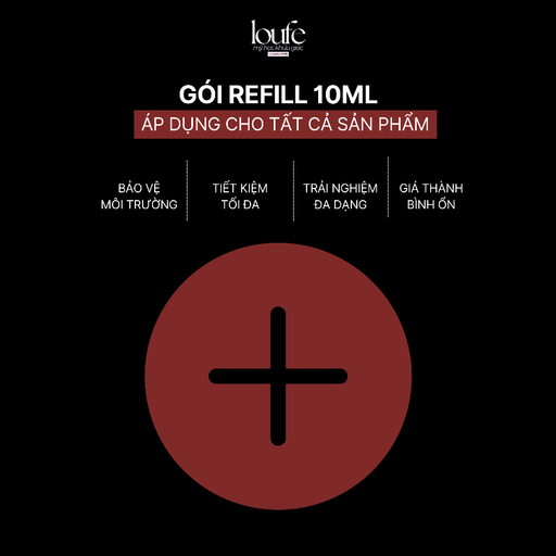 LOUFE - MỸ HỌC KHỨU GIÁC . [REFILL 10ML] GÓI REFILL 10ML SẢN PHẨM TỰ CHỌN
