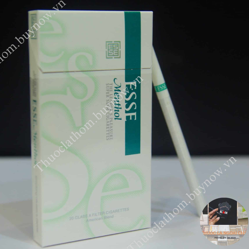 Thuốc Lá Thơm - Xì Gà Saigon . Thuốc Lá Esse Menthol (Esse The Bạc Hà)