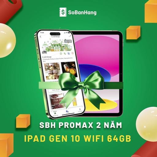 Sổ Bán Hàng . Combo SBH Promax 2 năm + iPad gen 10 wifi 64GB